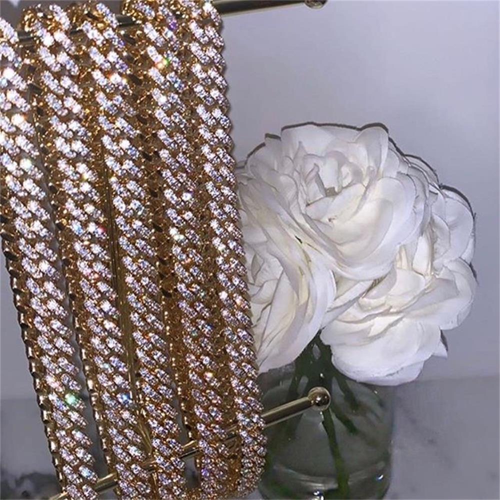 GLAMing Hip Hop Bling Iced Out Necklace Cuban Chai... – Vicedeal