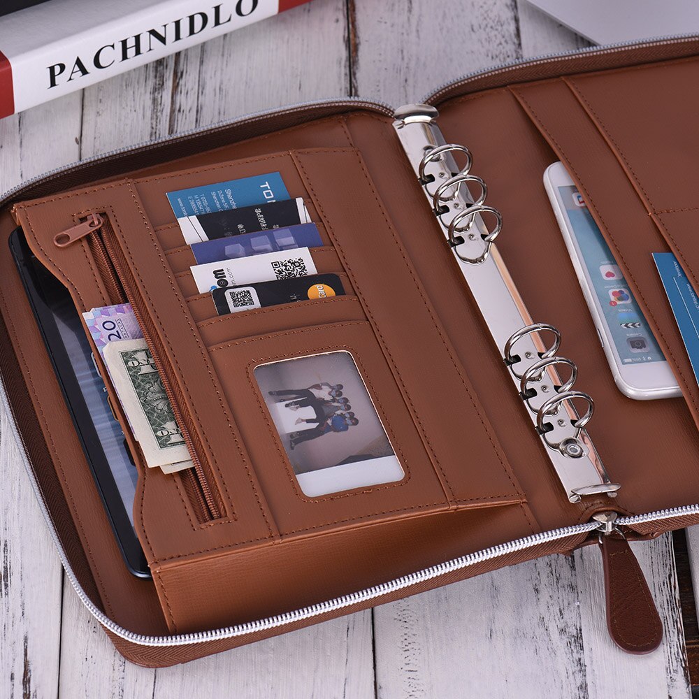 PU Leather Business Portfolio Holder Organizer Fol... – Grandado