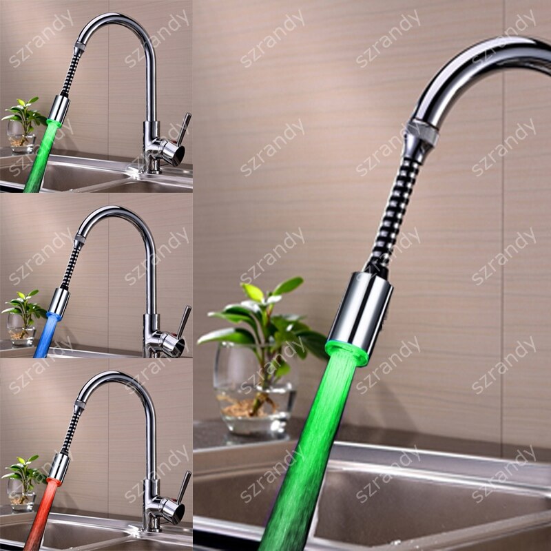 Retail - 3 Color LED Faucet Spout, Color will Chan... – Grandado