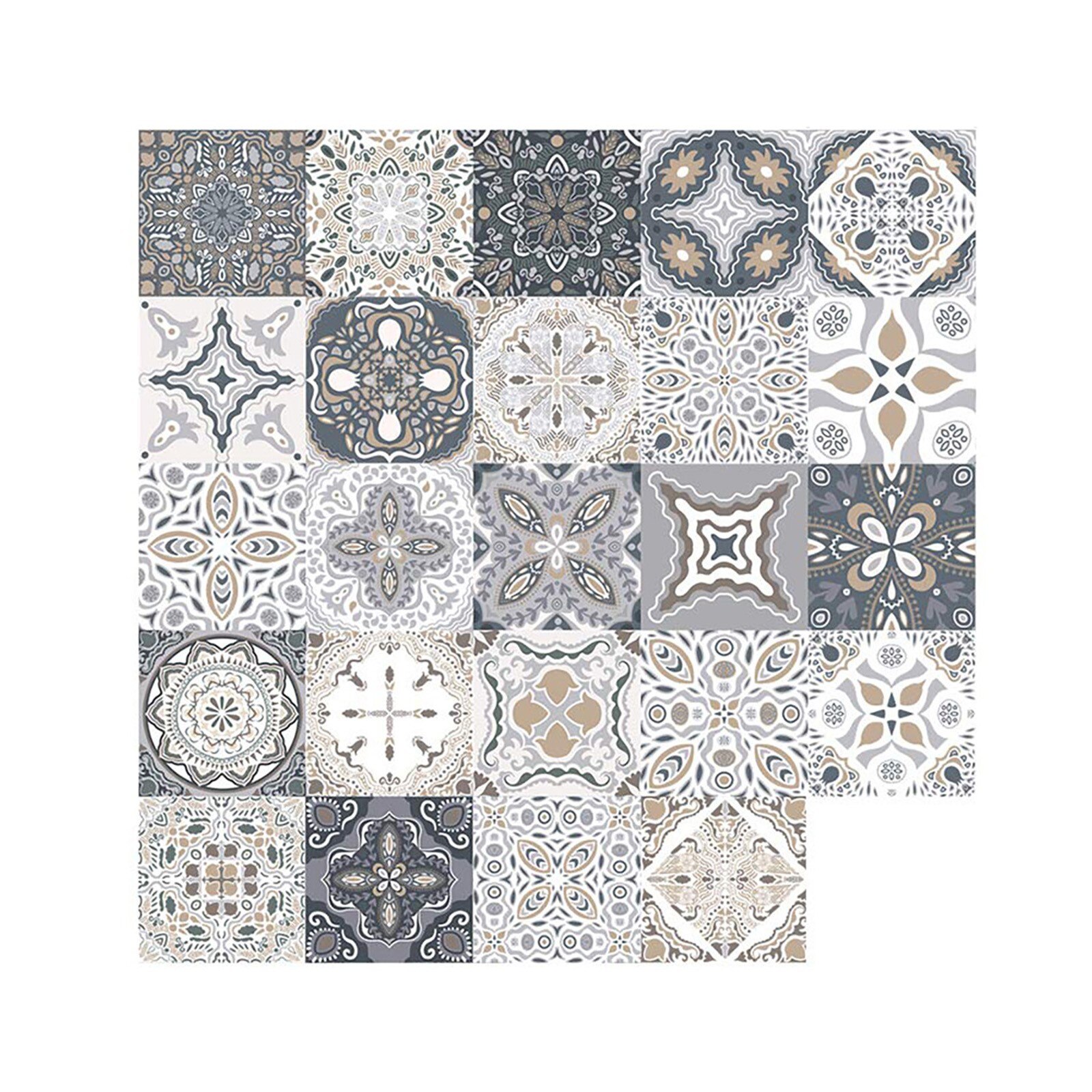 Pegatinas de azulejo Vintage impermeables, pegatin... – Grandado