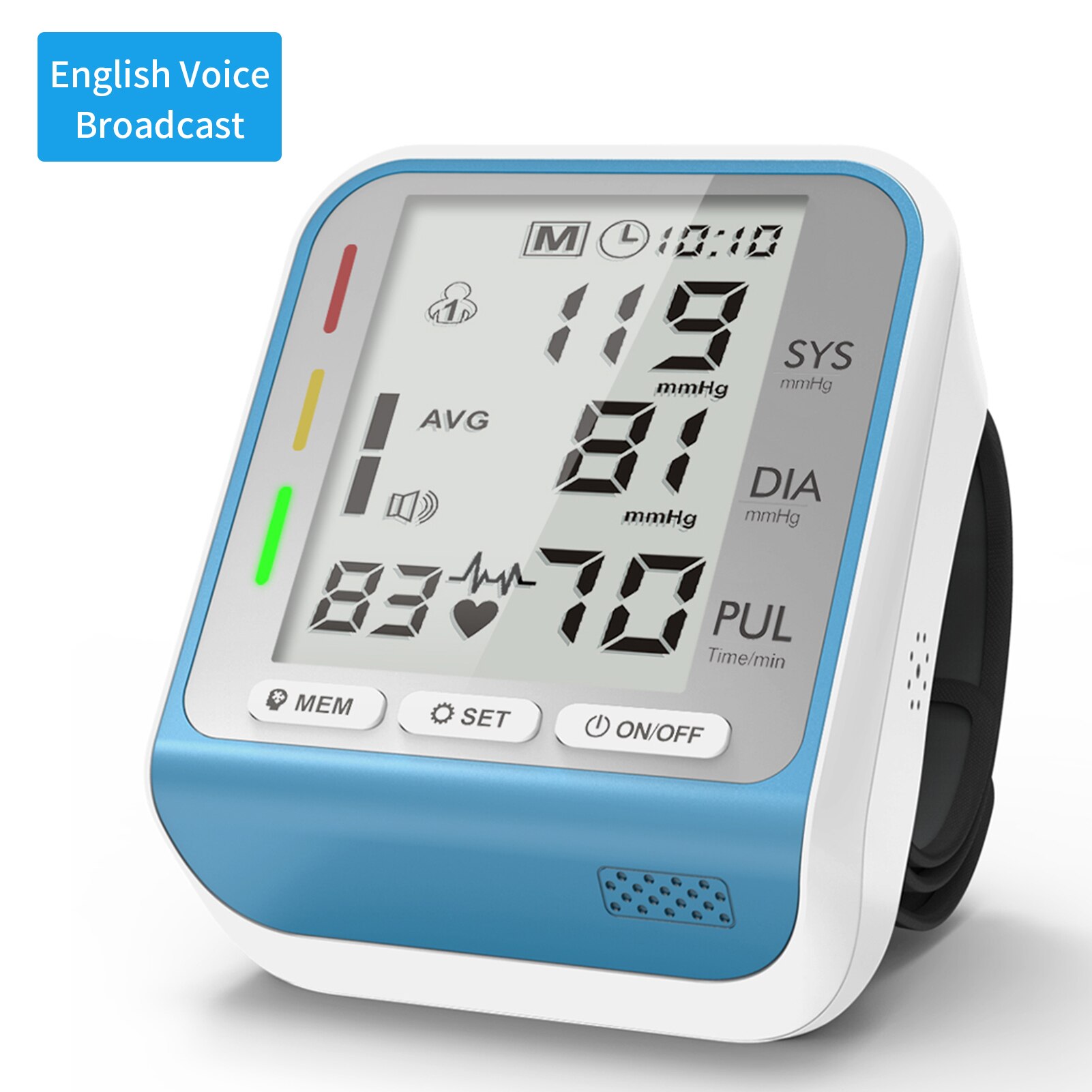 Blood Pressure Monitor Wrist Automatic Digital BP ... – Grandado
