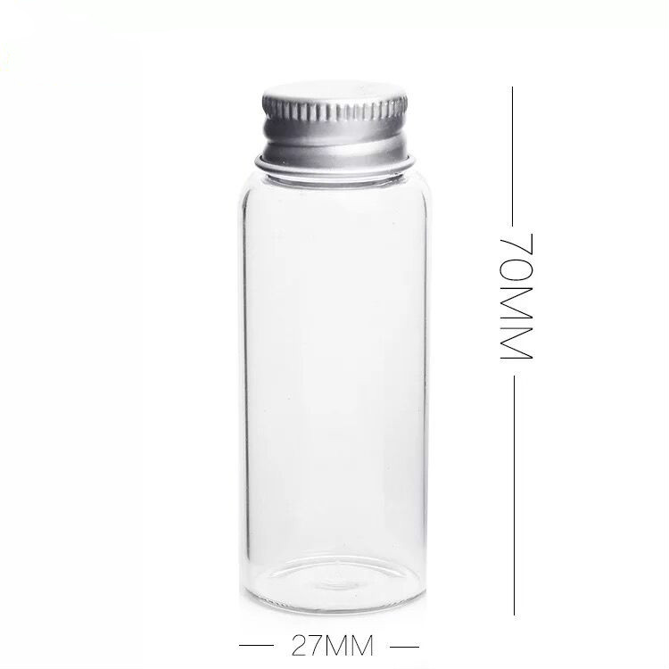 1PCS 7/8/12/15/20/25ml Glass Bottles Screw Top Emp... – Grandado