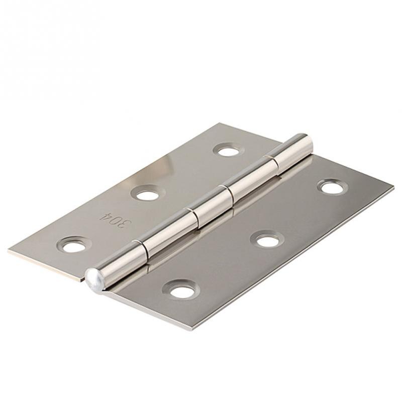 20 Pcs Folding Stainless Steel Hinges Silver Tone ... – Grandado