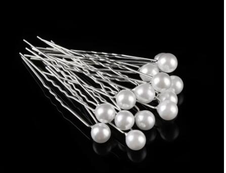 Pinksee 20Pcs Crystal Flower Rhinestone Haarspelde... – Grandado