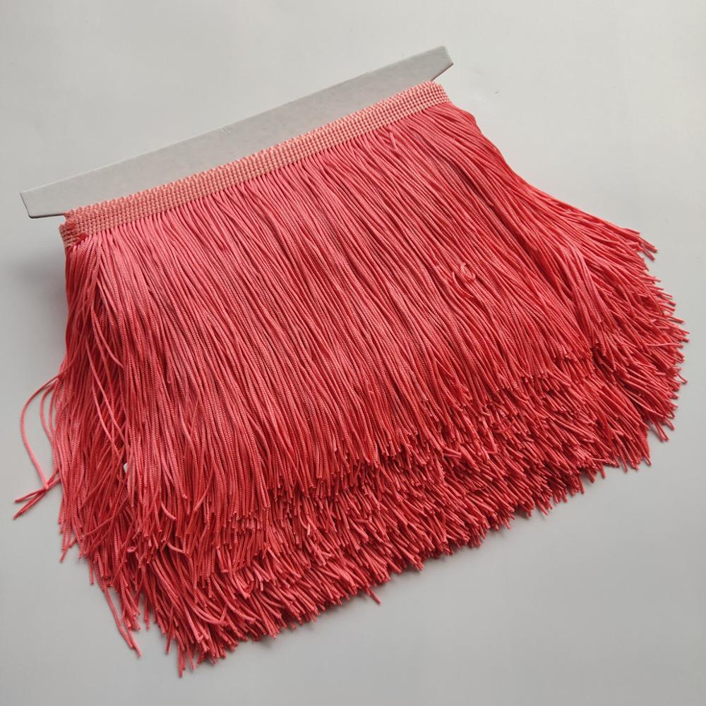 1Meters Watermelon Red 15CM Long Lace Fringe Trim ... – Grandado