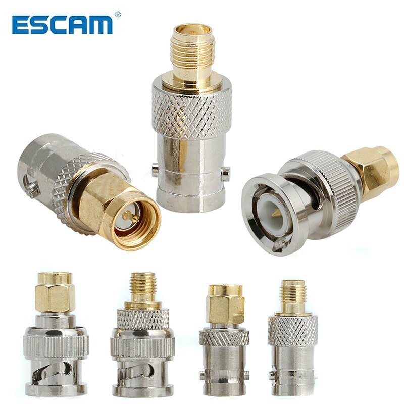 BNC To SMA Connectors Type 4pcs Male Female RF Con... – Vicedeal