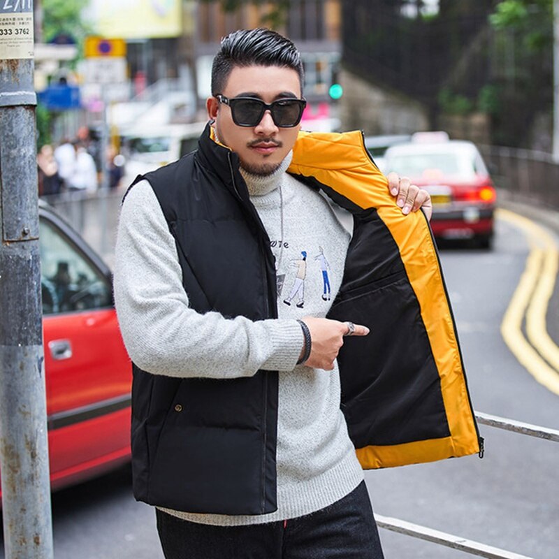 Jugend plus größe männer weste herbst und winter k... – Vicedeal