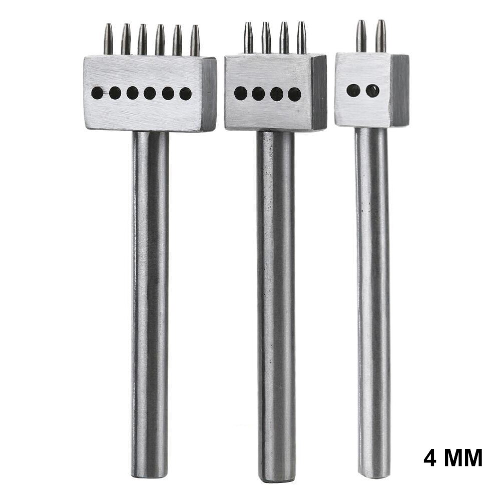 3 Pcs Leder Handwerk Reihe Punch Stitching Cutter ... – Vicedeal