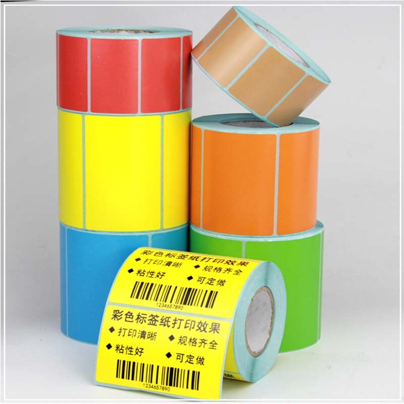 1roll colorful Waterproof sticker printing label T... – Grandado