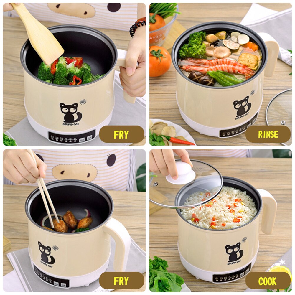 110V Multifunctional Electric Cooker Heating Pan E... – Vicedeal