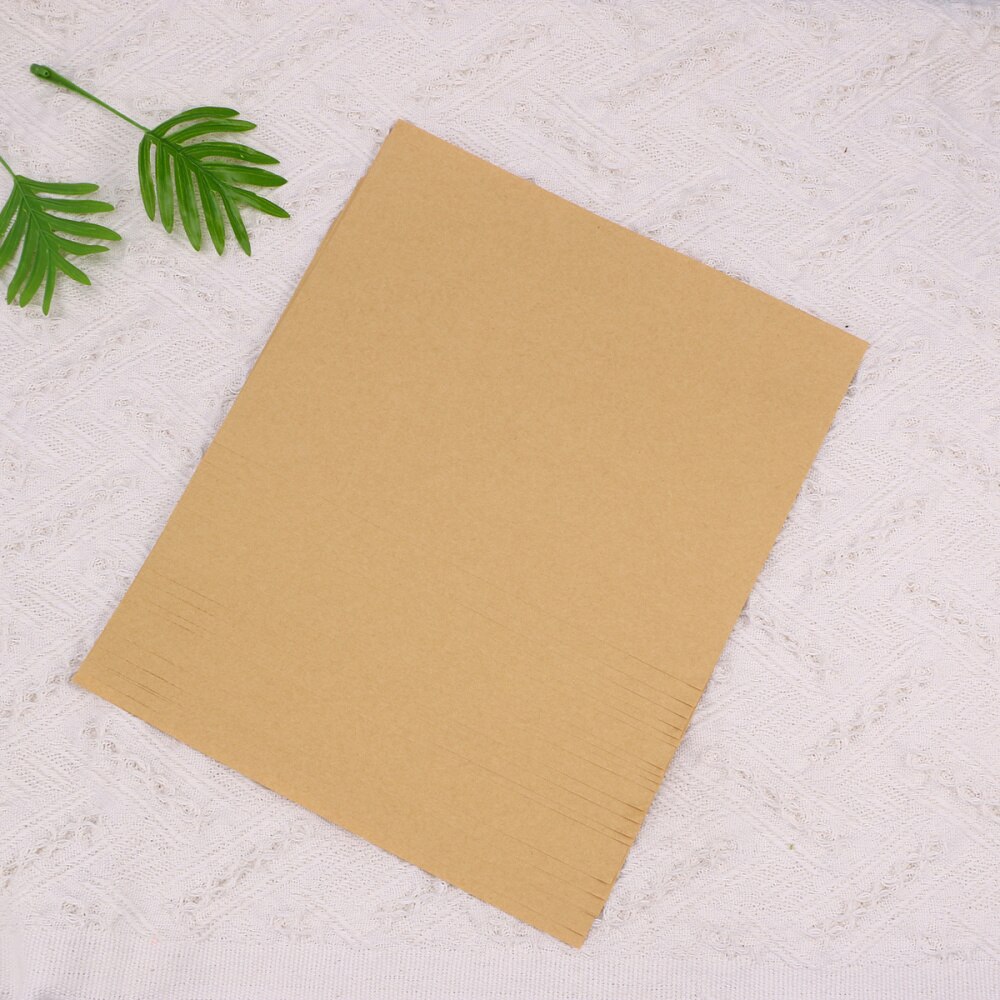 50 Sheets Kraft Paper Blank Vintage A4 Writing Pap... – Grandado