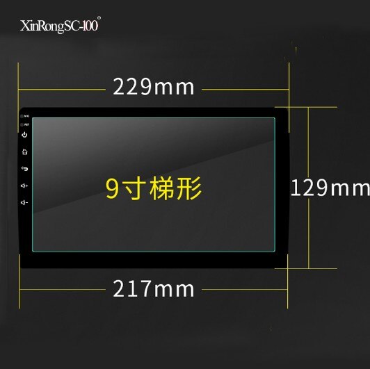 9 "10.1" Gehard Glas Beschermende Film Sticker Voo... – Vicedeal