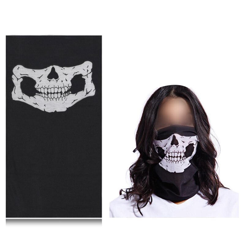 Bicycle Ski Bandana Skull Scary Motorcycle Face Ma... – Grandado