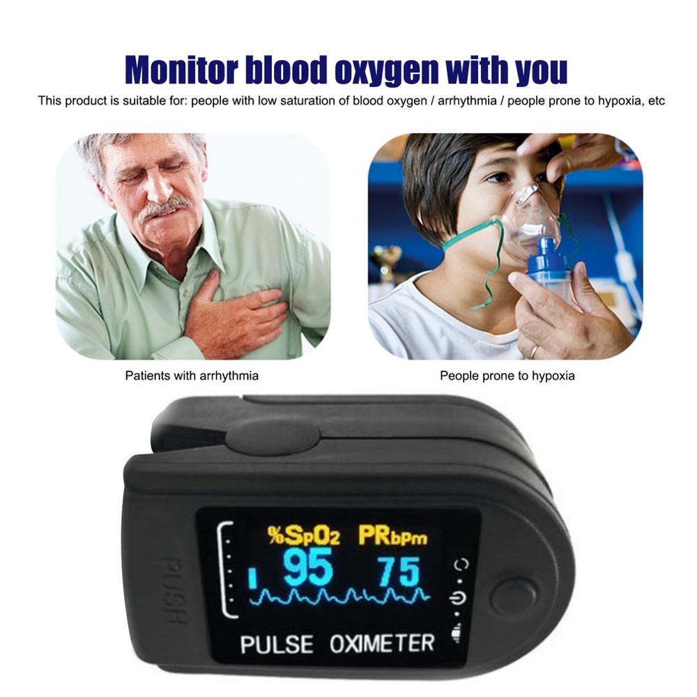 Finger Pulse Oximeter Finger Clip Heartbeat Pulse ... – Grandado