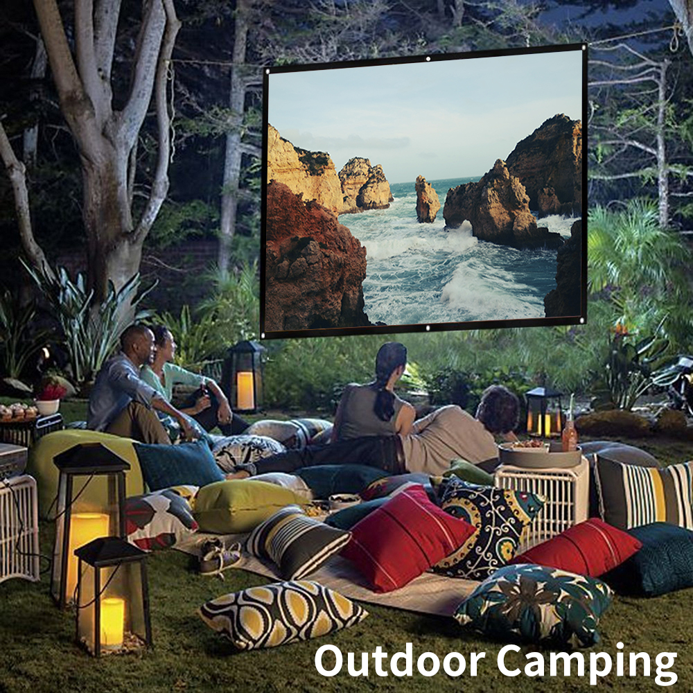 LEJIADA Projector portable folding soft screen 60 ... – Grandado