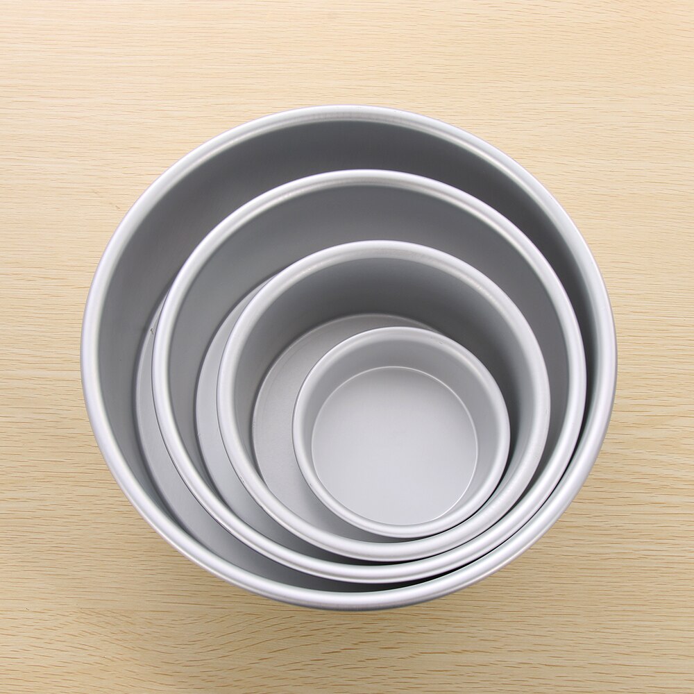 4/6/8/10inch Aluminum Alloy Die Cake Pan Tray Moul... – Vicedeal