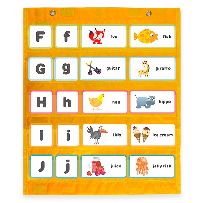 Early Education Word Alphabet Toys Hanging Bag Tea... – Grandado