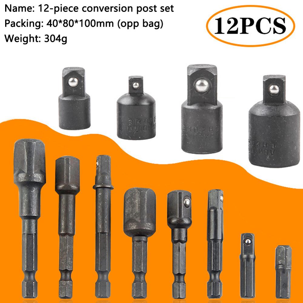 12 Stks/set Socket Adapter Impact/Extension Set 1/... – Grandado