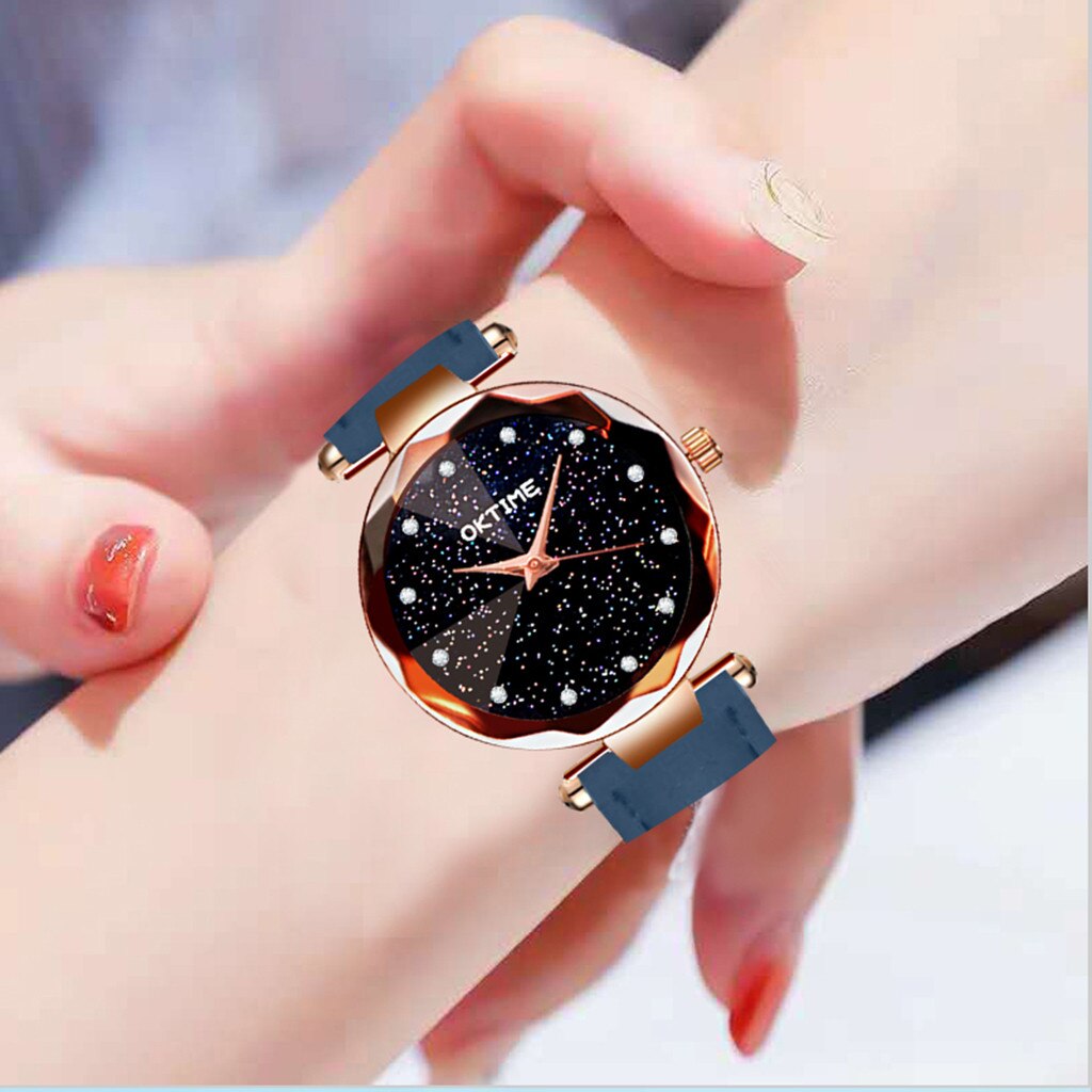 Zegarek Femme Luxury Brand Women Starry Sky Watch ... – Grandado