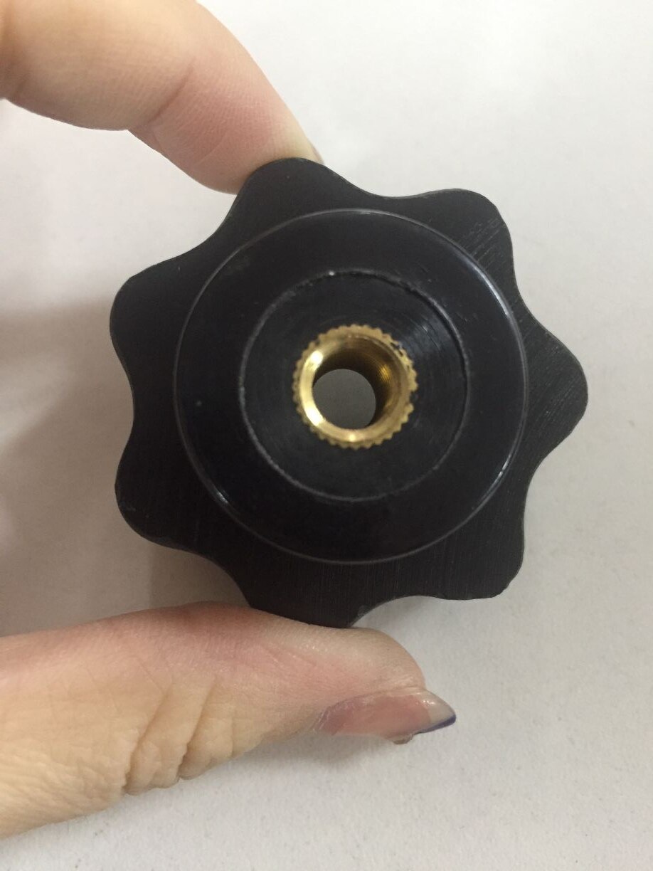 M8 Draad 50mm Dia Zwart Plastic Star Head Spannen ... – Vicedeal