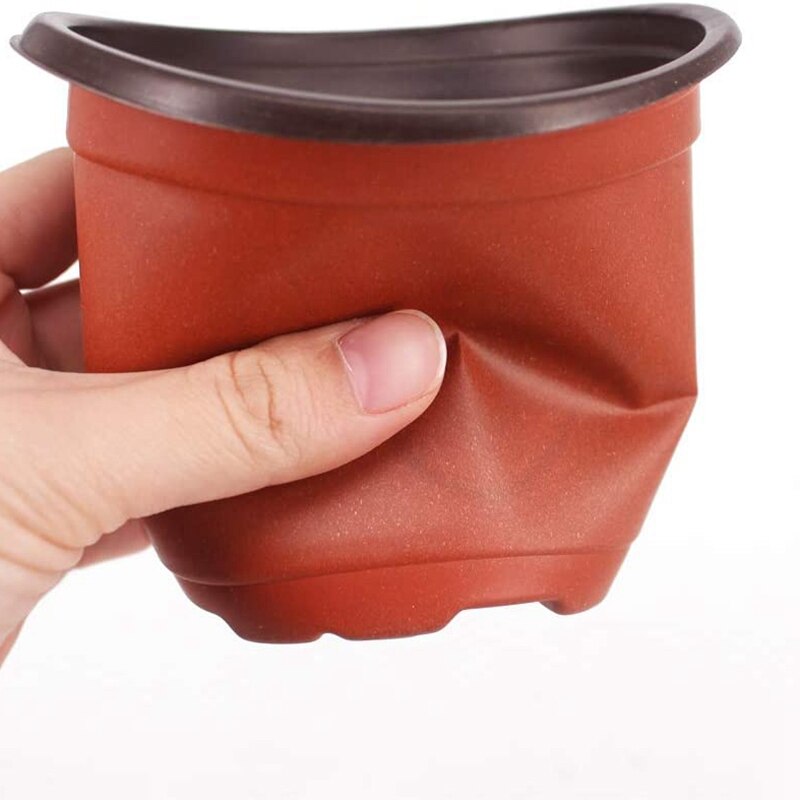 50 Pcs 7 inch Plastic Flower Seedlings Nursery Sup... – Grandado