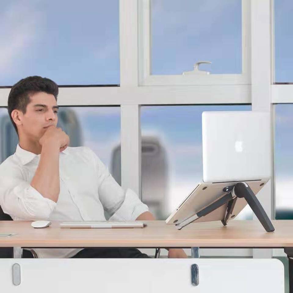 Folding Laptop Holder Pc Stand With Stretching Leg... – Grandado