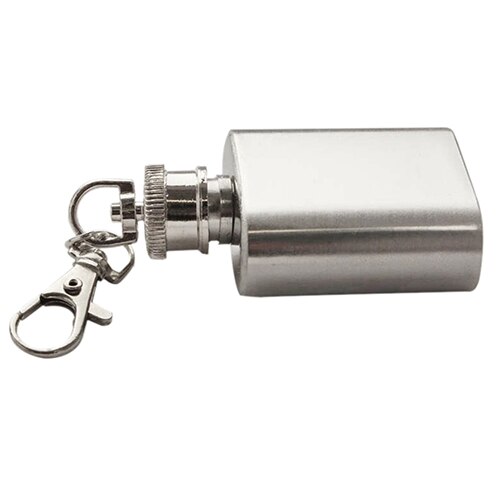 1 oz Mini Pocket Stainless Steel Wine Bottle Porta... – Grandado