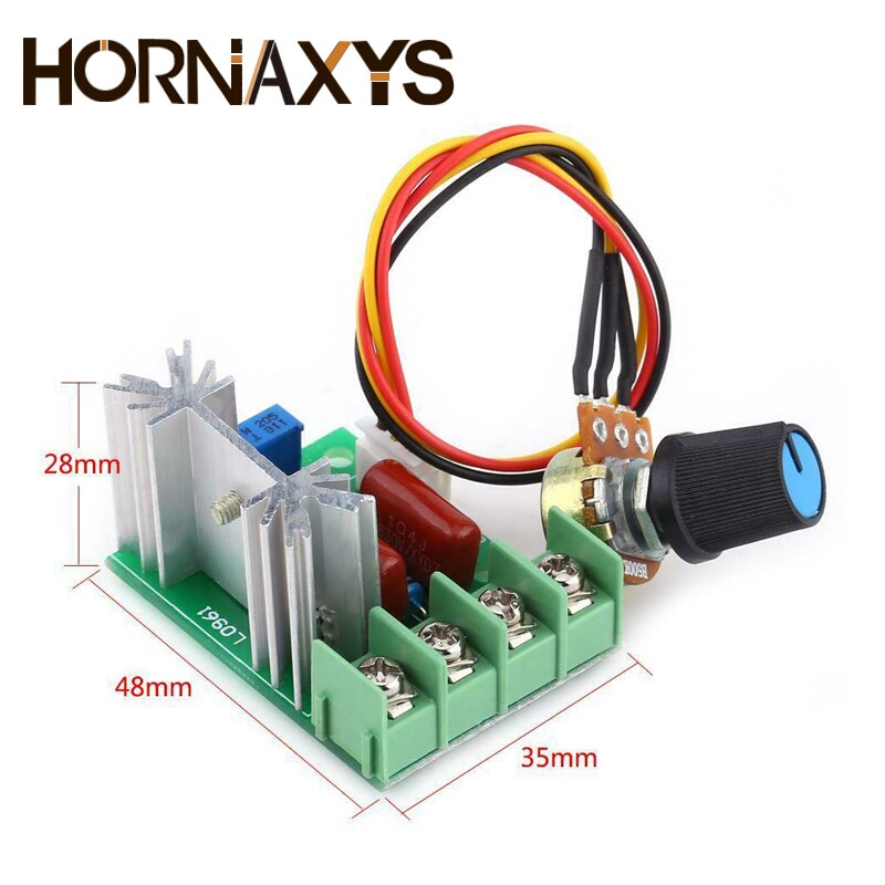 AC 220V SCR Voltage Regulator LED Dimming Dimmers ... – Vicedeal