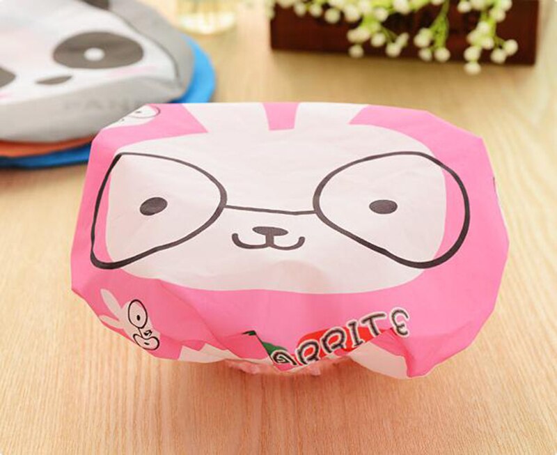 Eco-Friendly Cartoon Waterproof Shower Caps Lace B... – Grandado