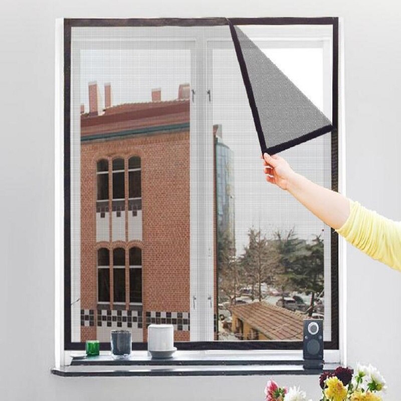 Insect Fly Window Screen Gordijn Mesh Bug Klamboe ... – Vicedeal