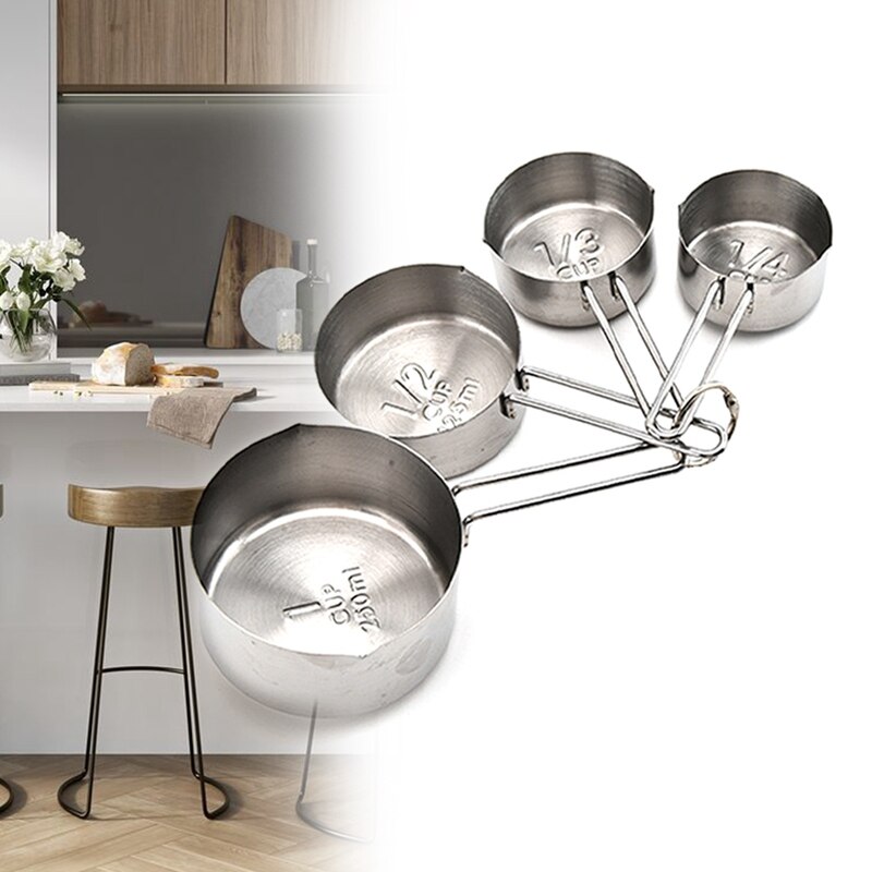 4/8Pcs Roestvrij Staal Meten Lepel Set Rose Goud M... – Grandado