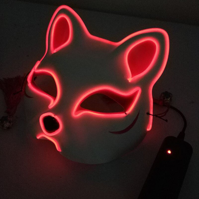 Halloween LED Mask Glow In Dark Animal Masks Maska... – Vicedeal