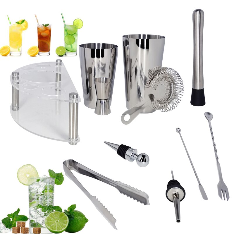 450/600/750ml boston cocktail shaker set 1-12 dela... – Vicedeal