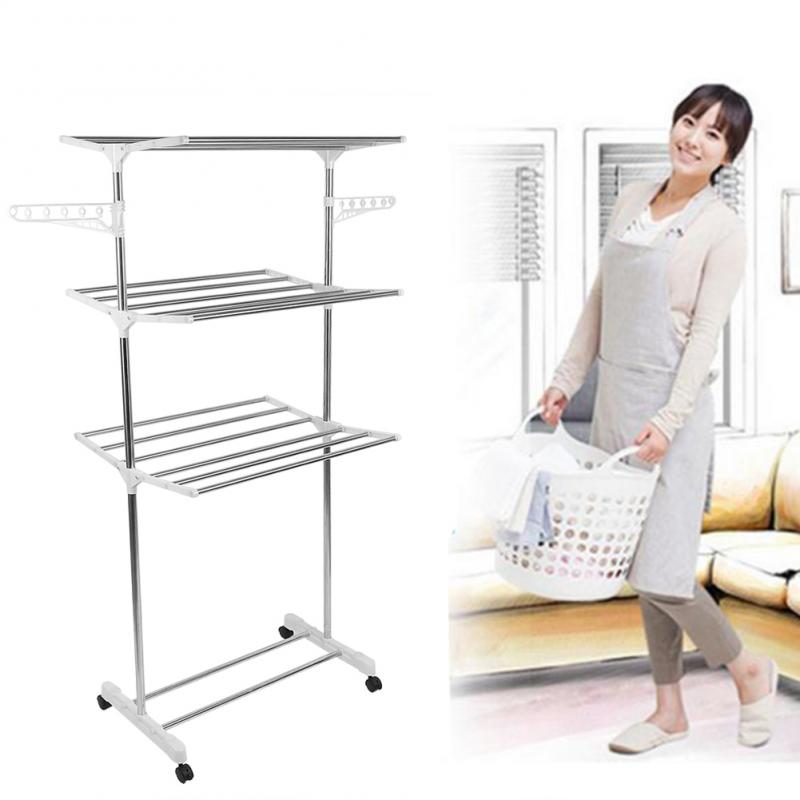 3 Layers Clothes Dryer Multifunctional Clothes Han... – Grandado