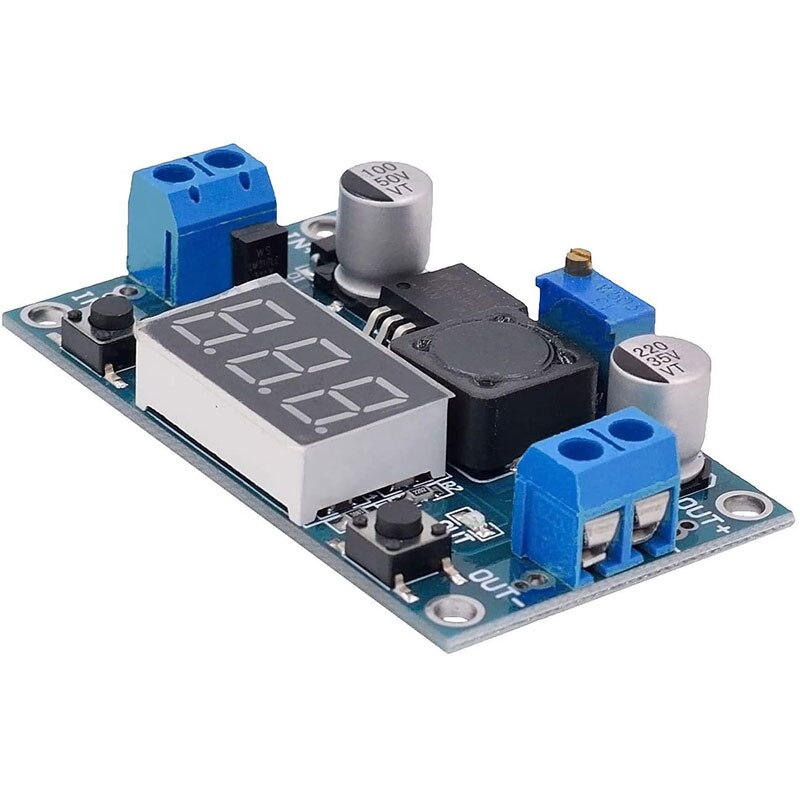 Módulo Buck ajustable 3 uds LM2596 DC-DC con panta... – Grandado