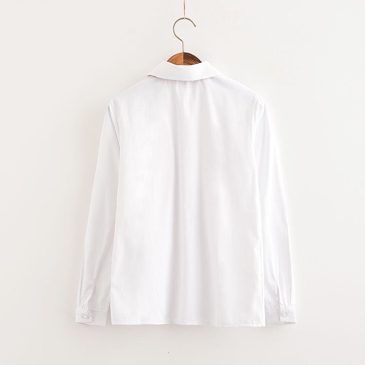 JK uniform Shirt Long-sleeve Round neck Peter Pan ... – Grandado