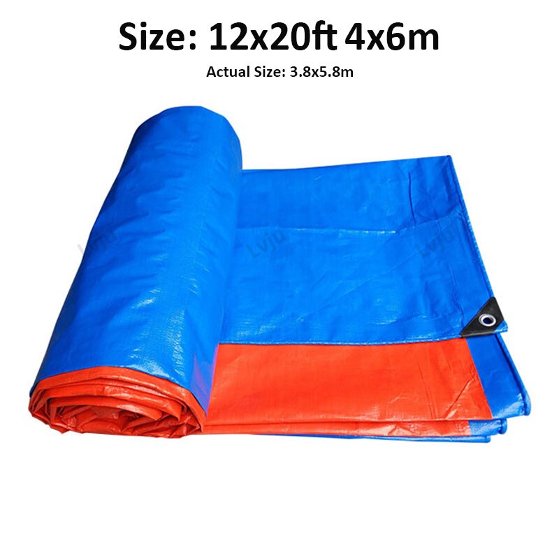 Lvju Pe Tarpaulin Sheet/ Multi-Purpose Waterproof ... – Grandado