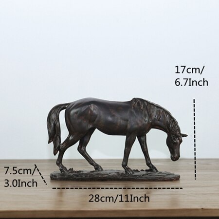 Vilead 17Cm 31.5Cm Hars Paard Standbeeld Europa Pa... – Vicedeal
