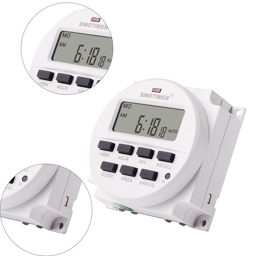 Programmable Digital Display LCD Time Control Swit... – Grandado