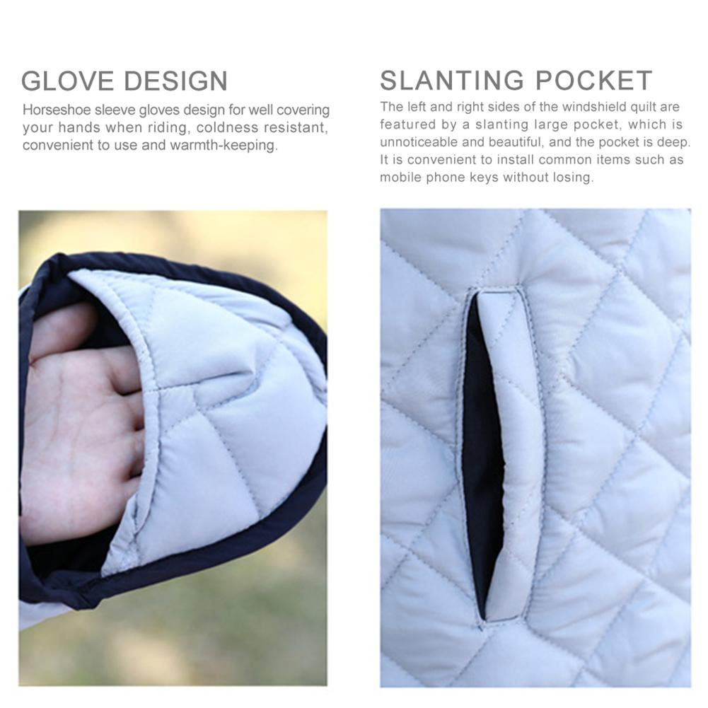 Thicken Winter Motorcycle Windshield Quilt Windpro... – Grandado