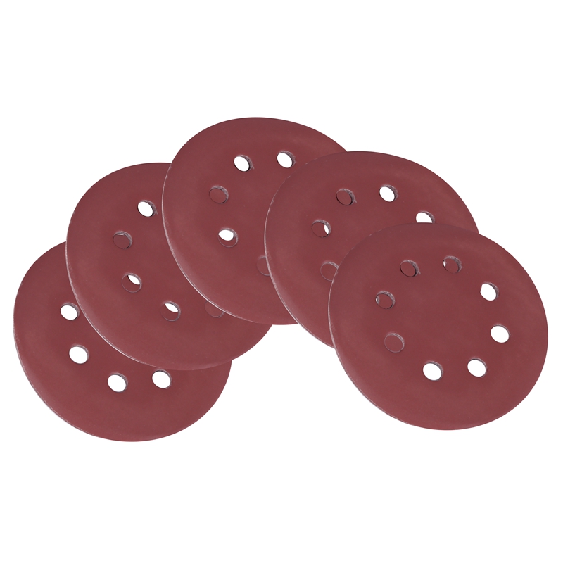 25Pcs 5 Inch Sanding Discs 125Mm 8 Hole Sandpaper ... – Grandado