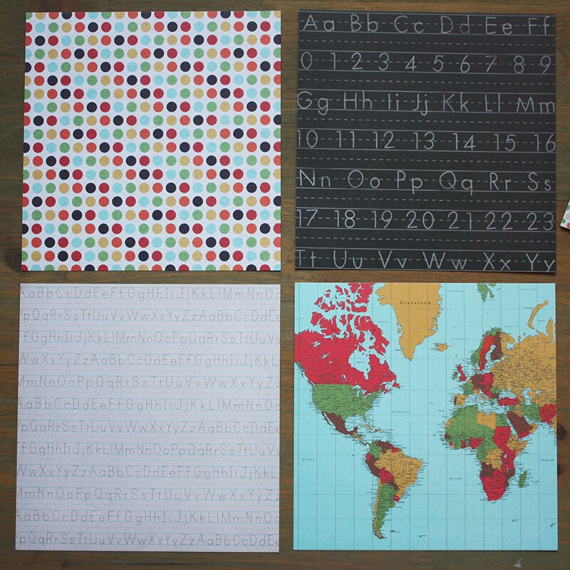 24pcs 6" Single-sidemost first day papercraft art ... – Grandado