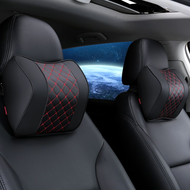 Four seasons leather car memory cotton lumbar car ... – Grandado