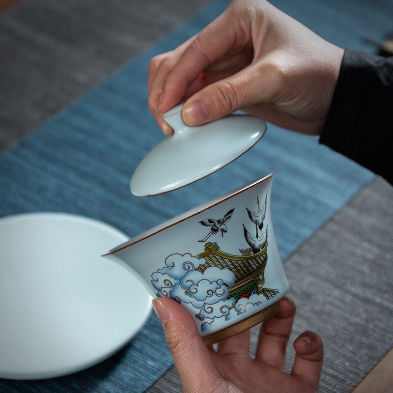 Days Celadon Glaze Ru Ware rui he Tureen Japanese ... – Vicedeal