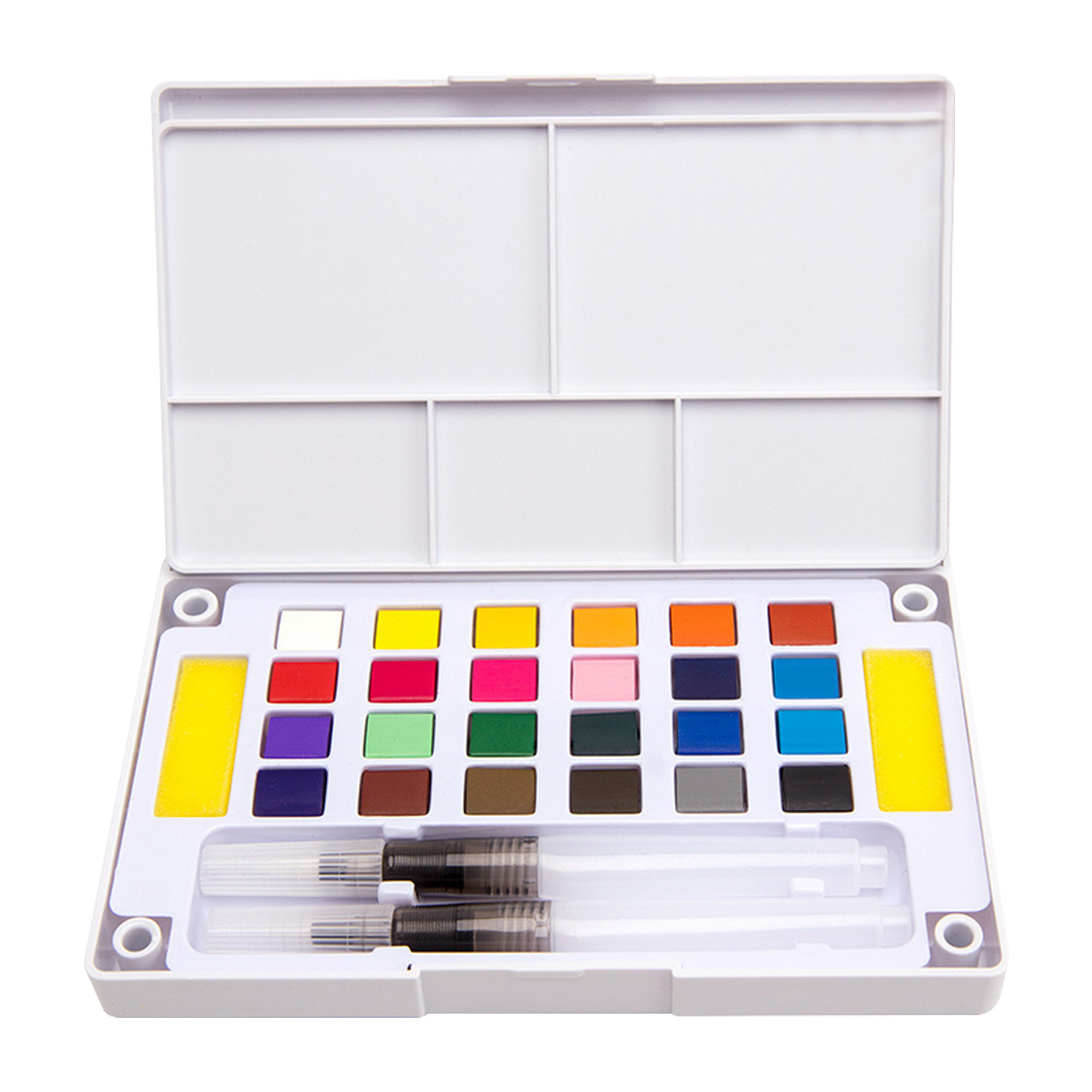 24 Colors Portable Watercolor Painting Solid Pigme... – Vicedeal