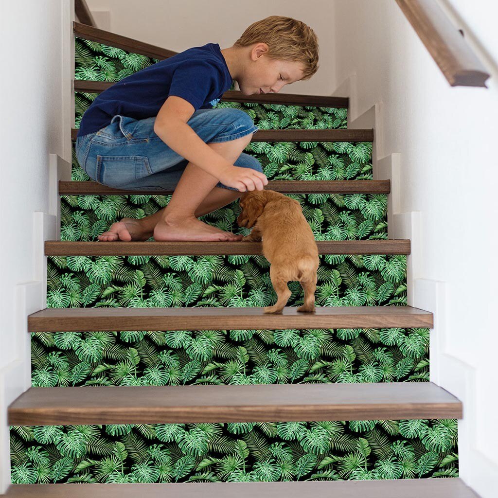 3D Simulation Stair Sticker herby Wallpapers Water... – Grandado