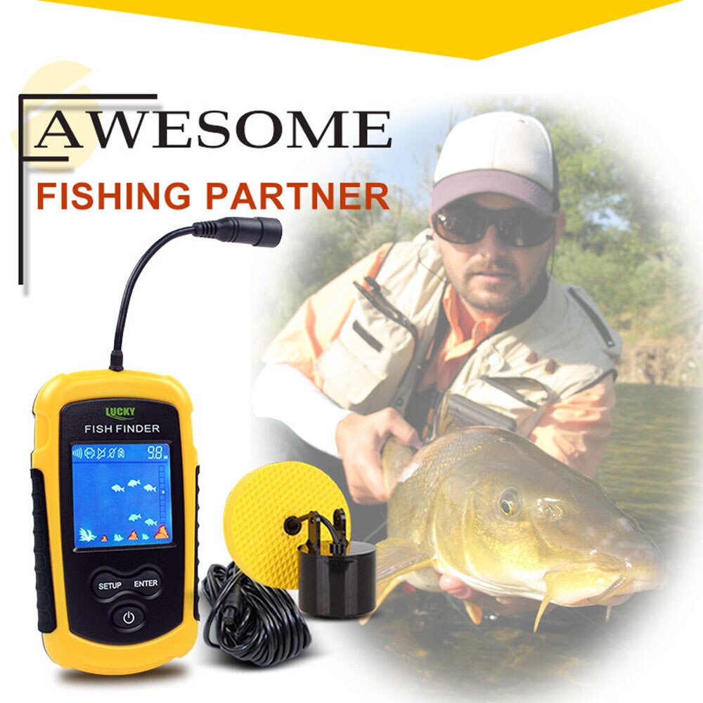 Color Display Portable Fish Finder Sonar Sounder A... – Vicedeal