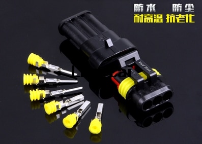 100 Sets super seal AMP Tyco connector 1.5 Kit 1/2... – Vicedeal