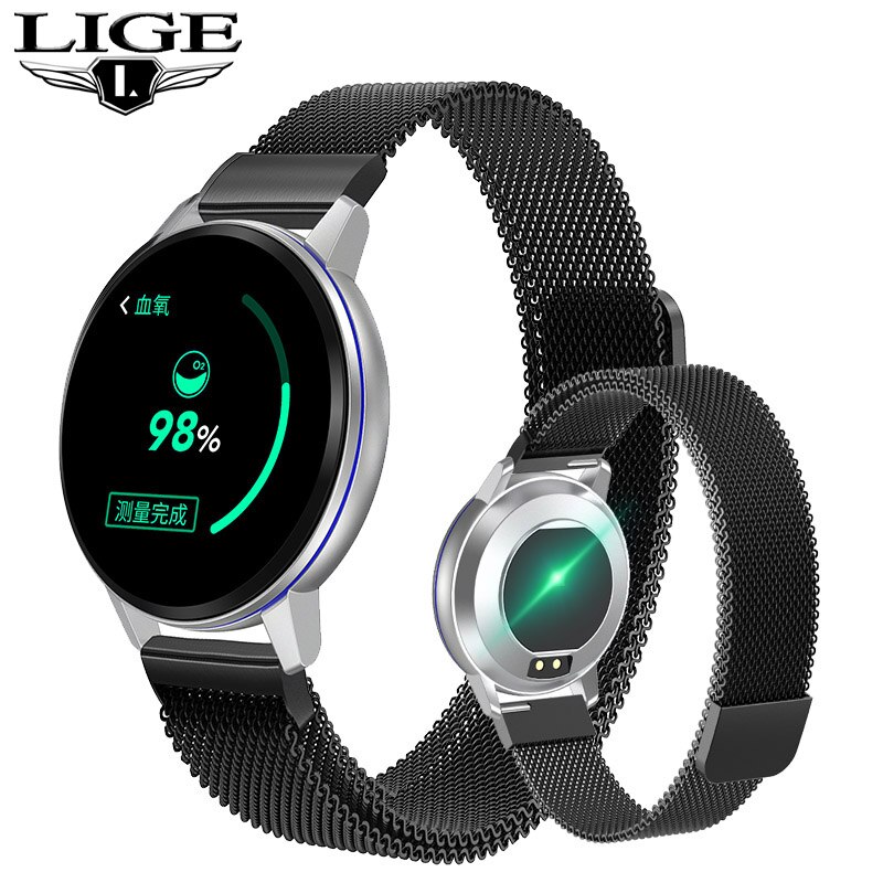 LUIK Full Touch Screen Smart Armband Hartslagmeter... – Grandado