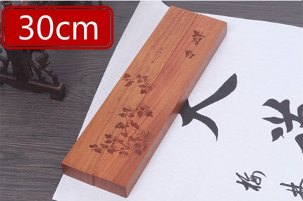 Wooden Paperweight Rosewood Chinese Brush Calligra... – Grandado